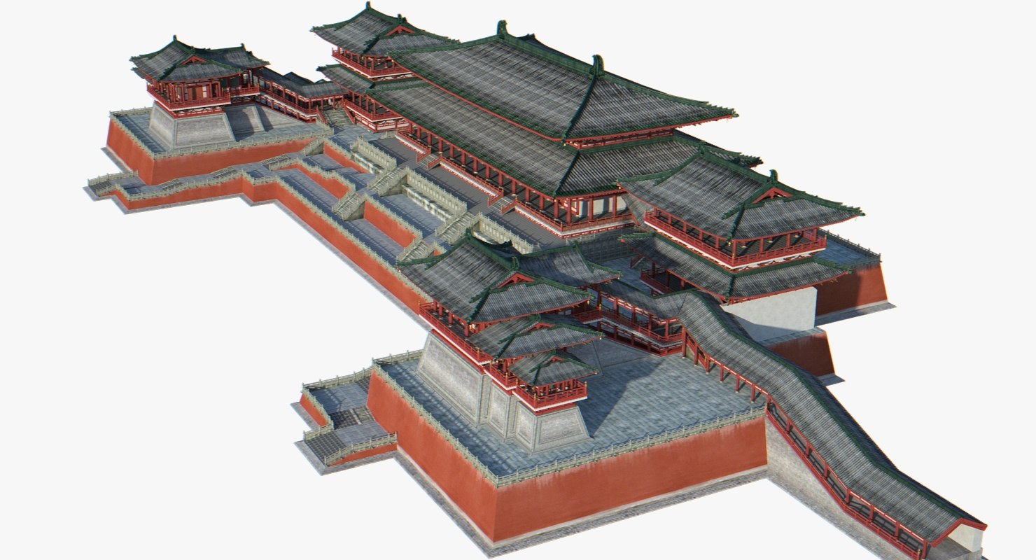 chinese palace 3d model