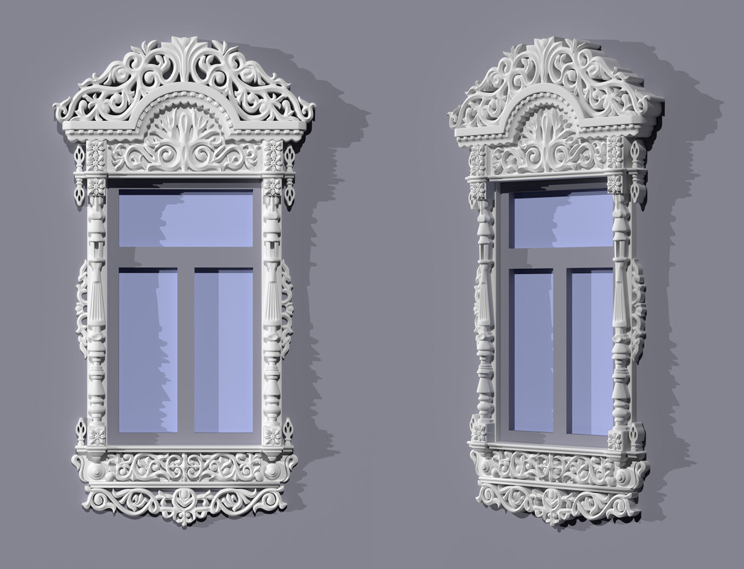 window frames indow 3d model
