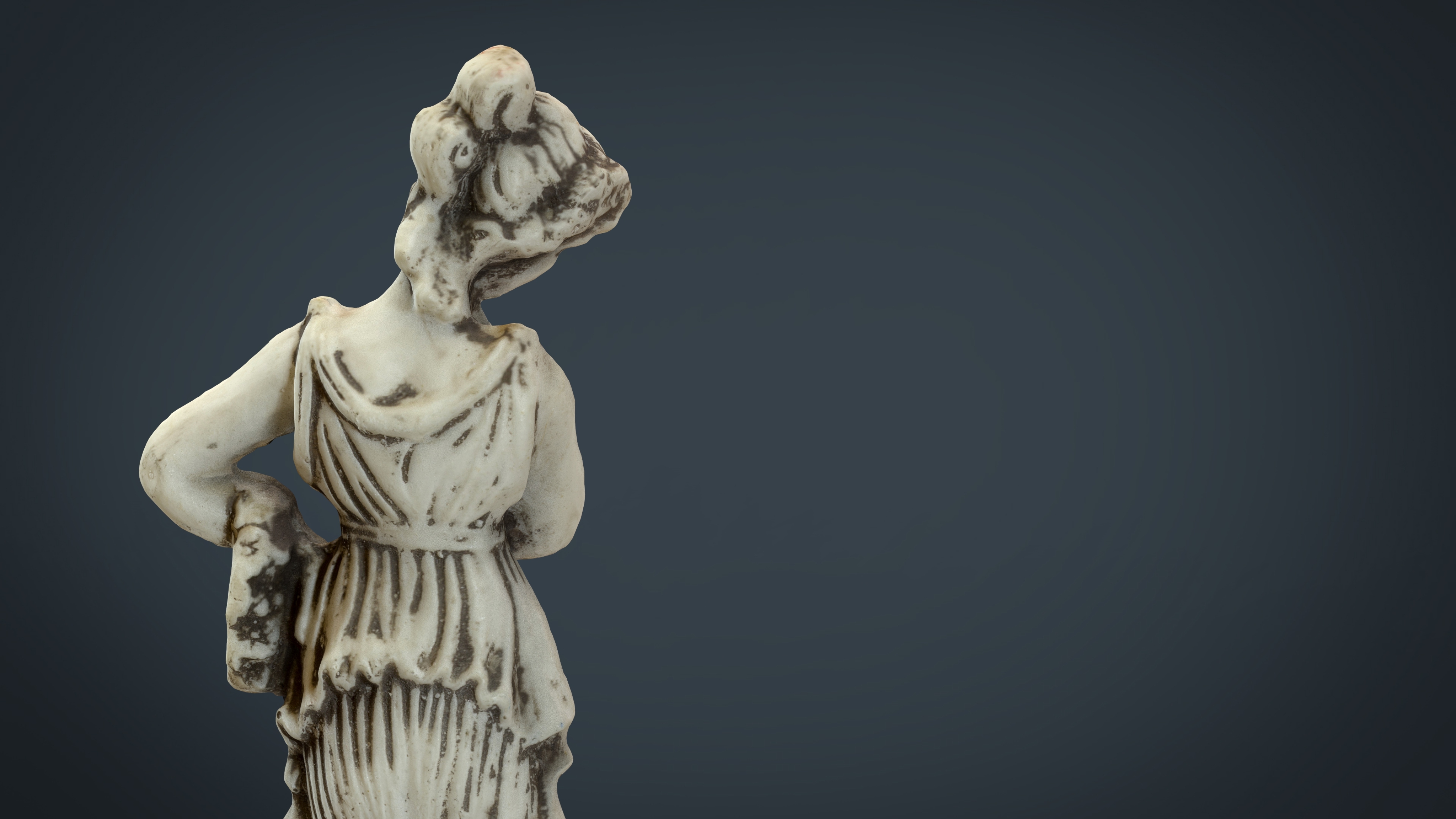 3d realistic greek statue model