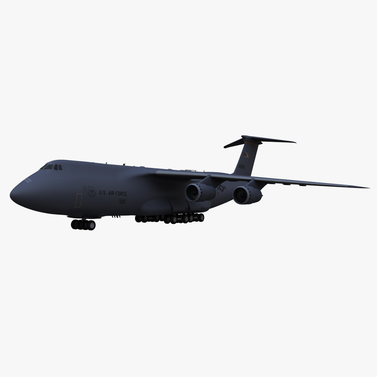 3d lockheed martin c5 galaxy model