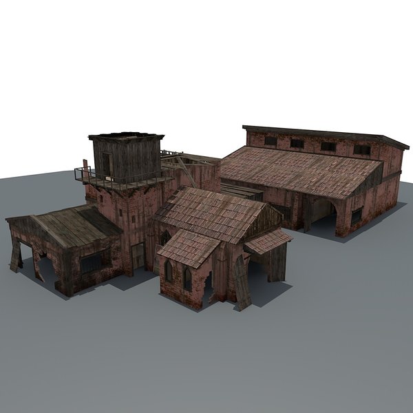 Destroyed Building Blender Models for Download | TurboSquid