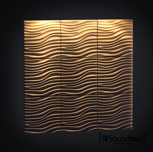 acoustic wall panel 3d max