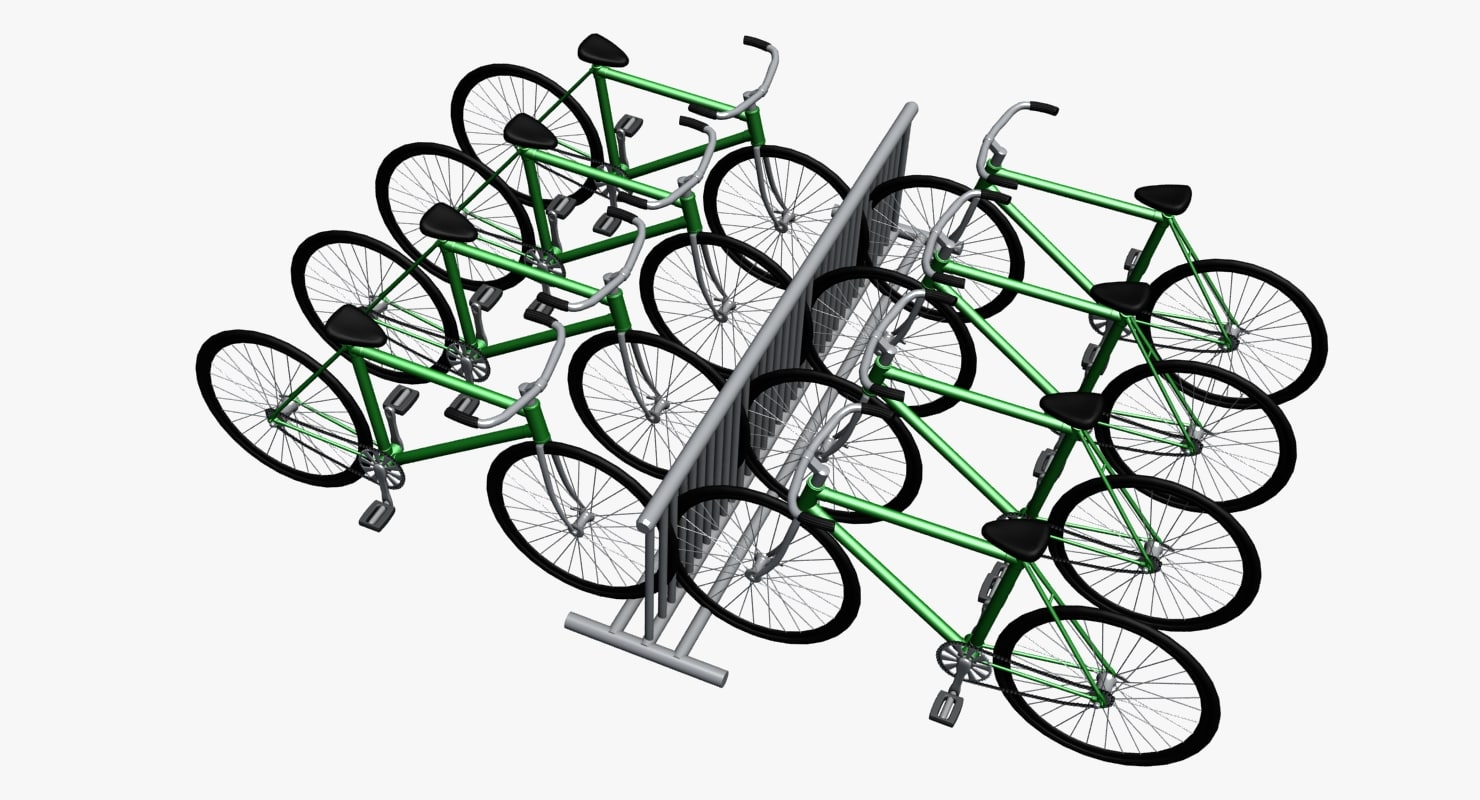 3d bicycles model