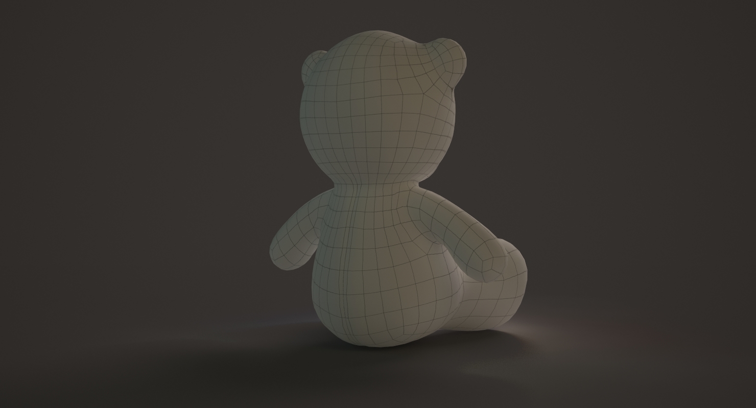bear teddy 3d model