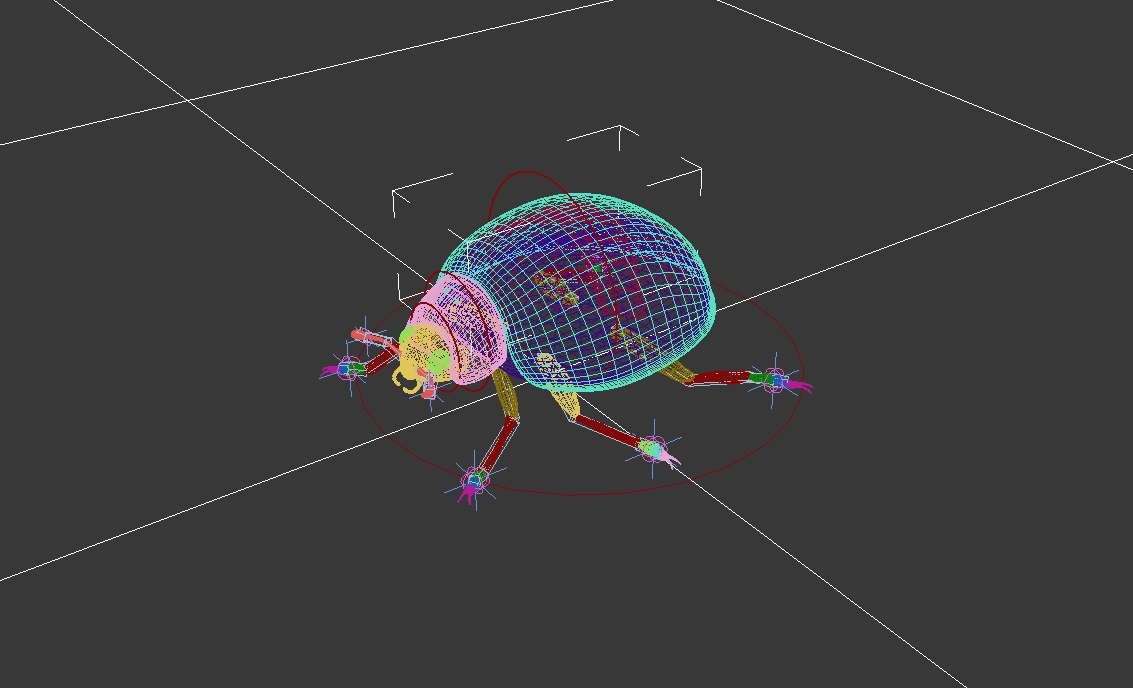 3d model of lady ladybug bug