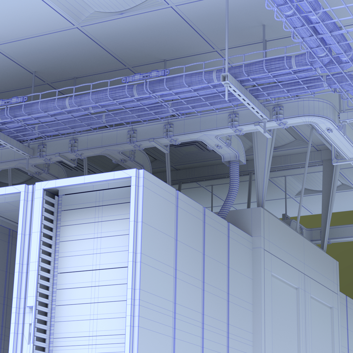 fully customizable data center 3d obj fully customizable data center 3d obj
