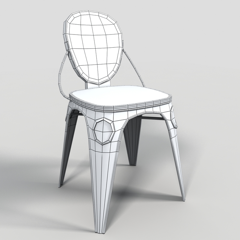dining chair 3d max