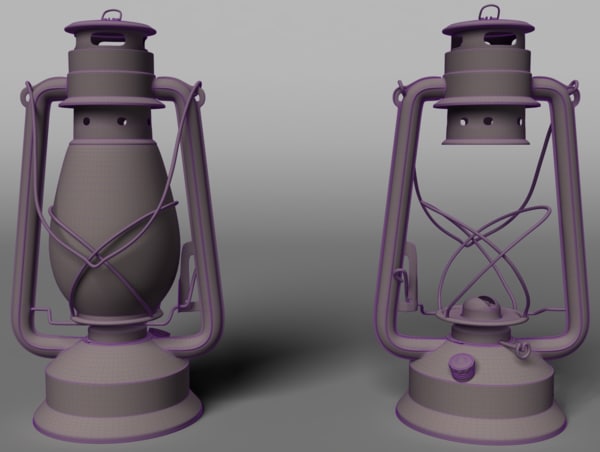 3d realistic lantern hurricane
