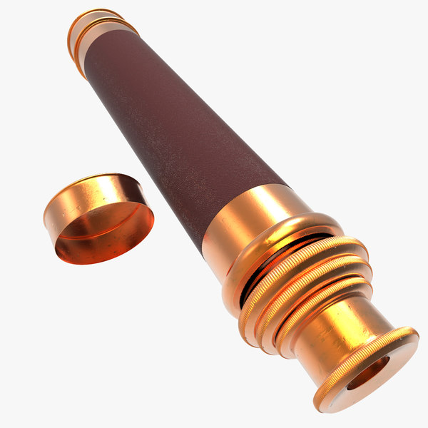 3d model vintage hand scope