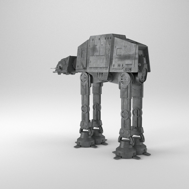 3d at-at walker star wars