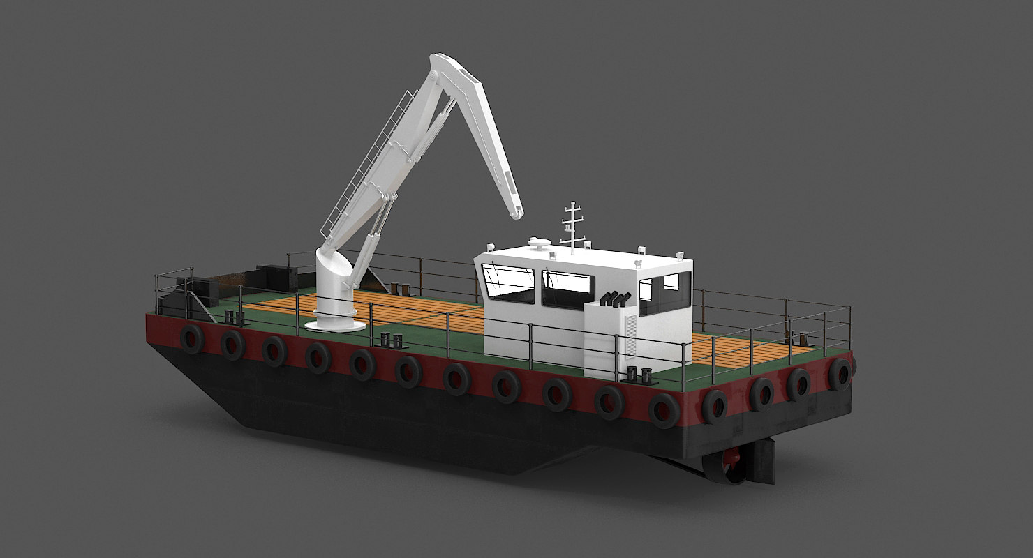 multicat workboat 3d 3ds