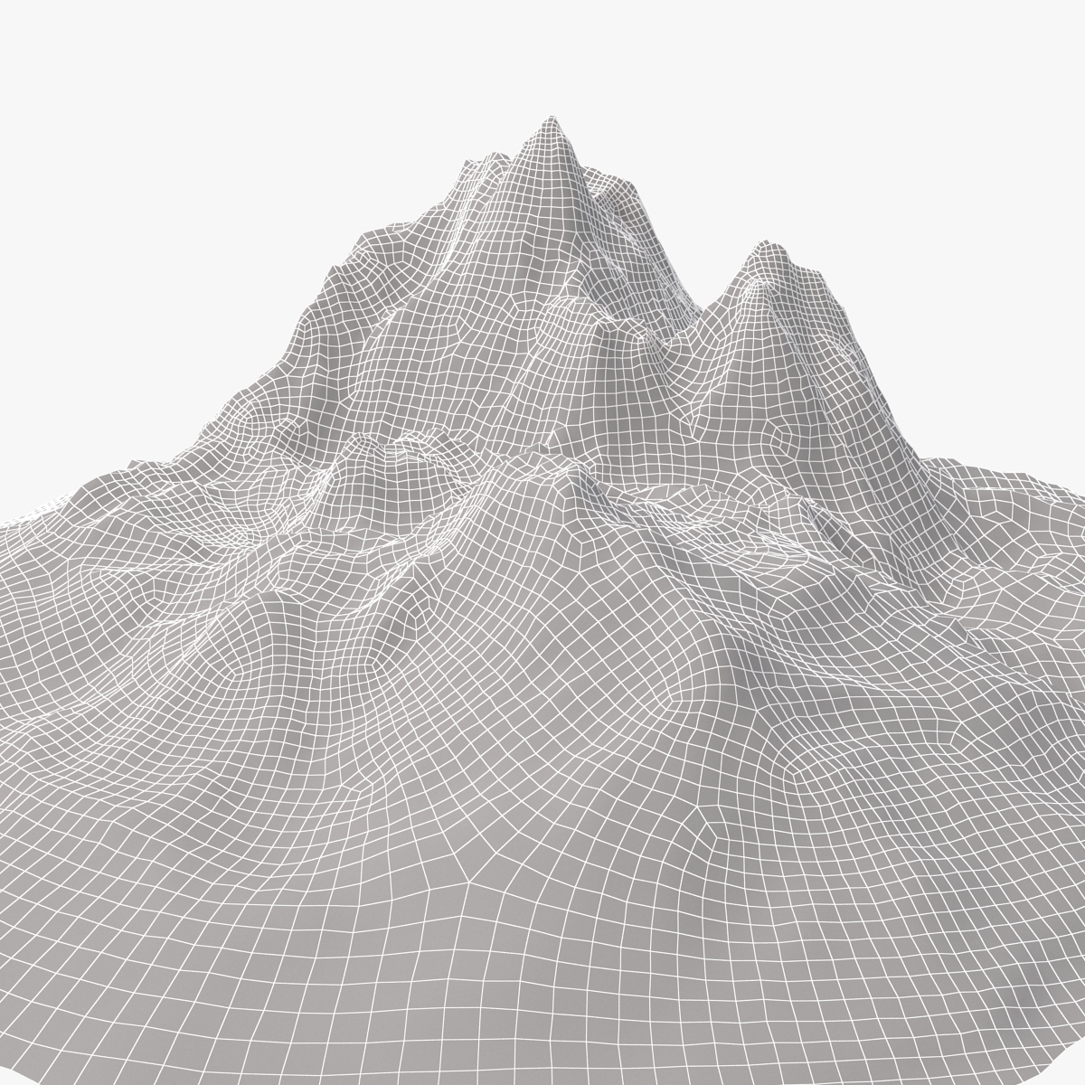 3d model mountain
