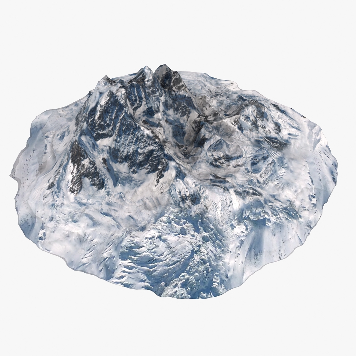3d model mountain