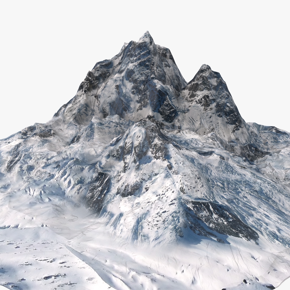 3d model mountain