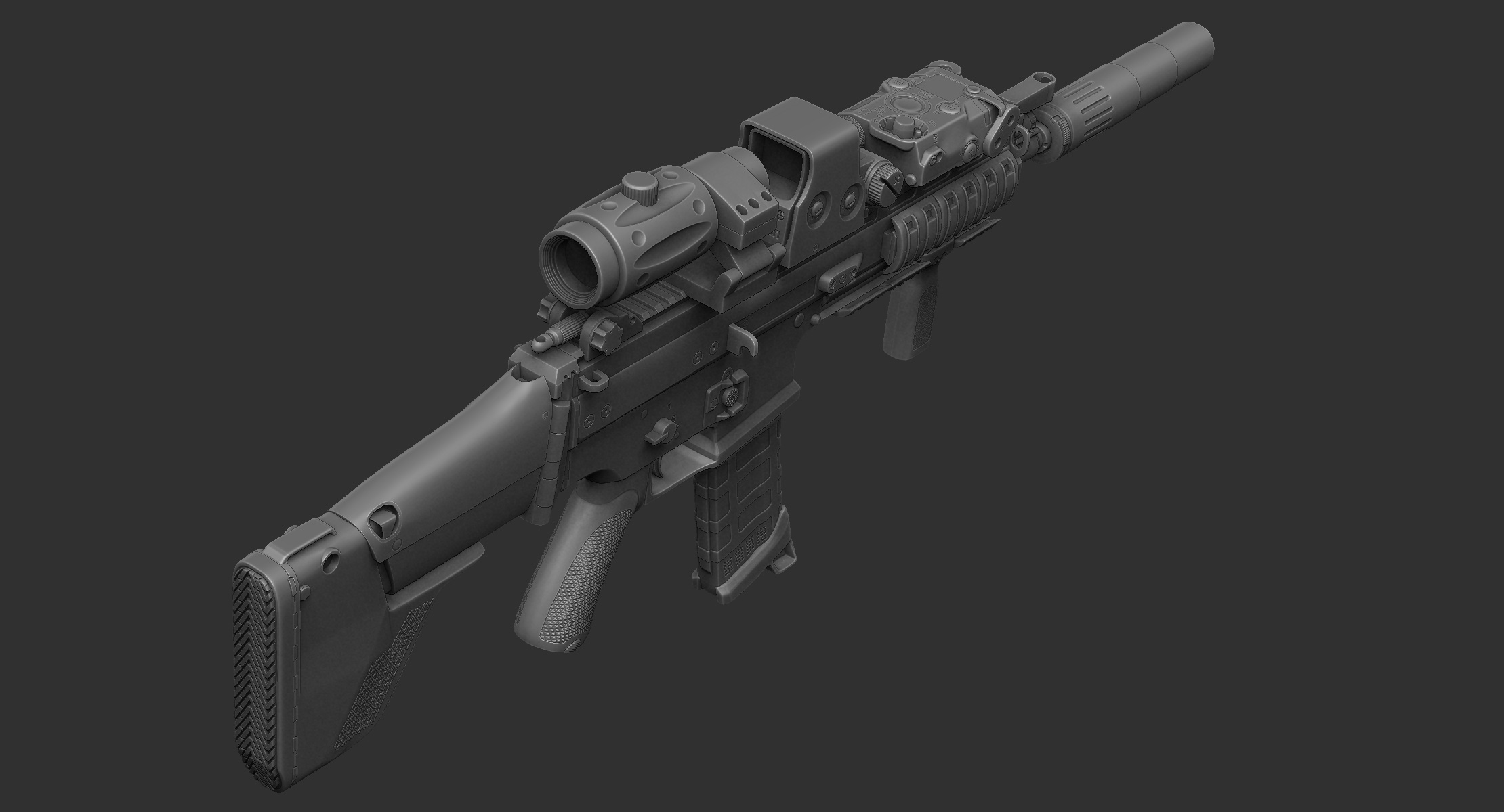 fn scar l-cqc sight 3ds