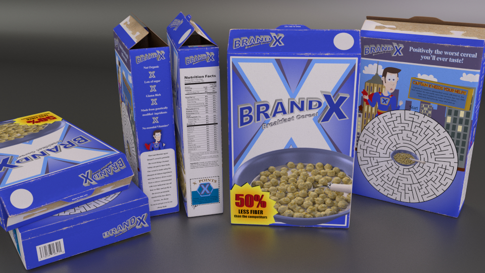 generic cereal box blend