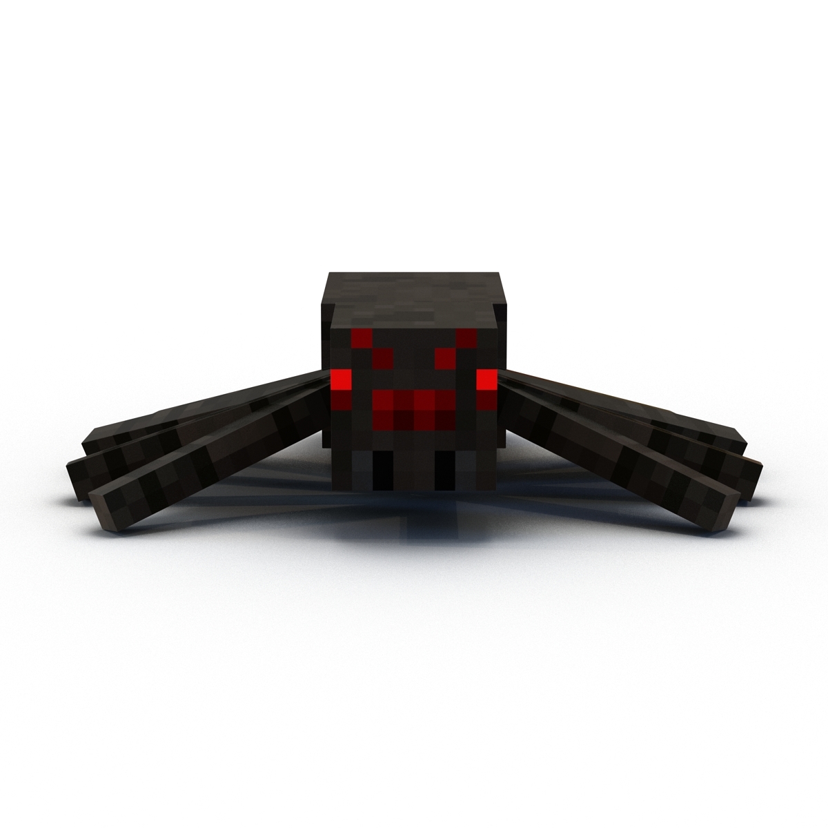 3D minecraft spider rigged - TurboSquid 1503506