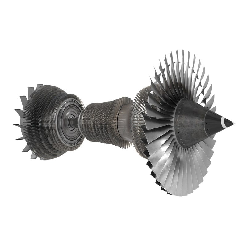 3d turbine 4 model