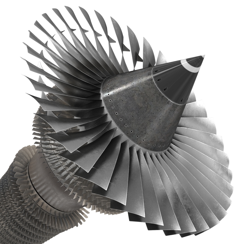 3d turbine 4 model