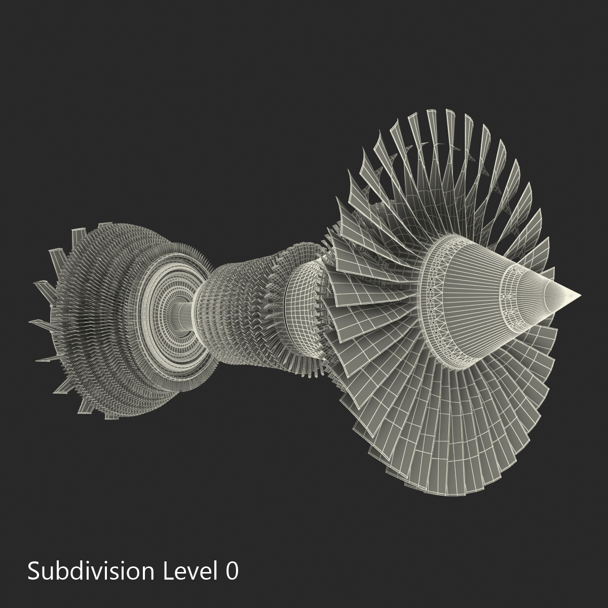 3d turbine 4 model