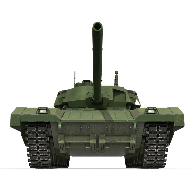 3d russian main battle tank model