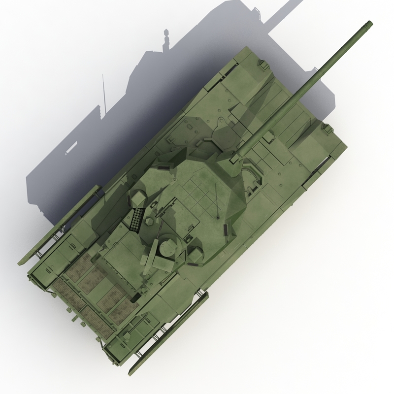 3d russian main battle tank model
