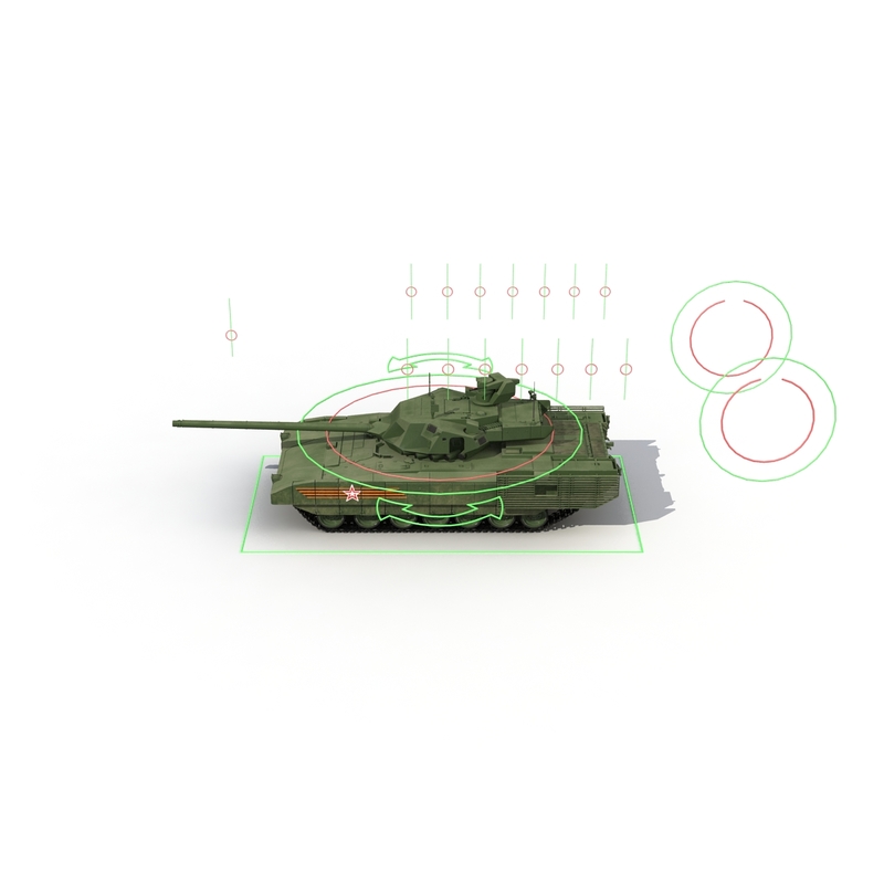 3d russian main battle tank model