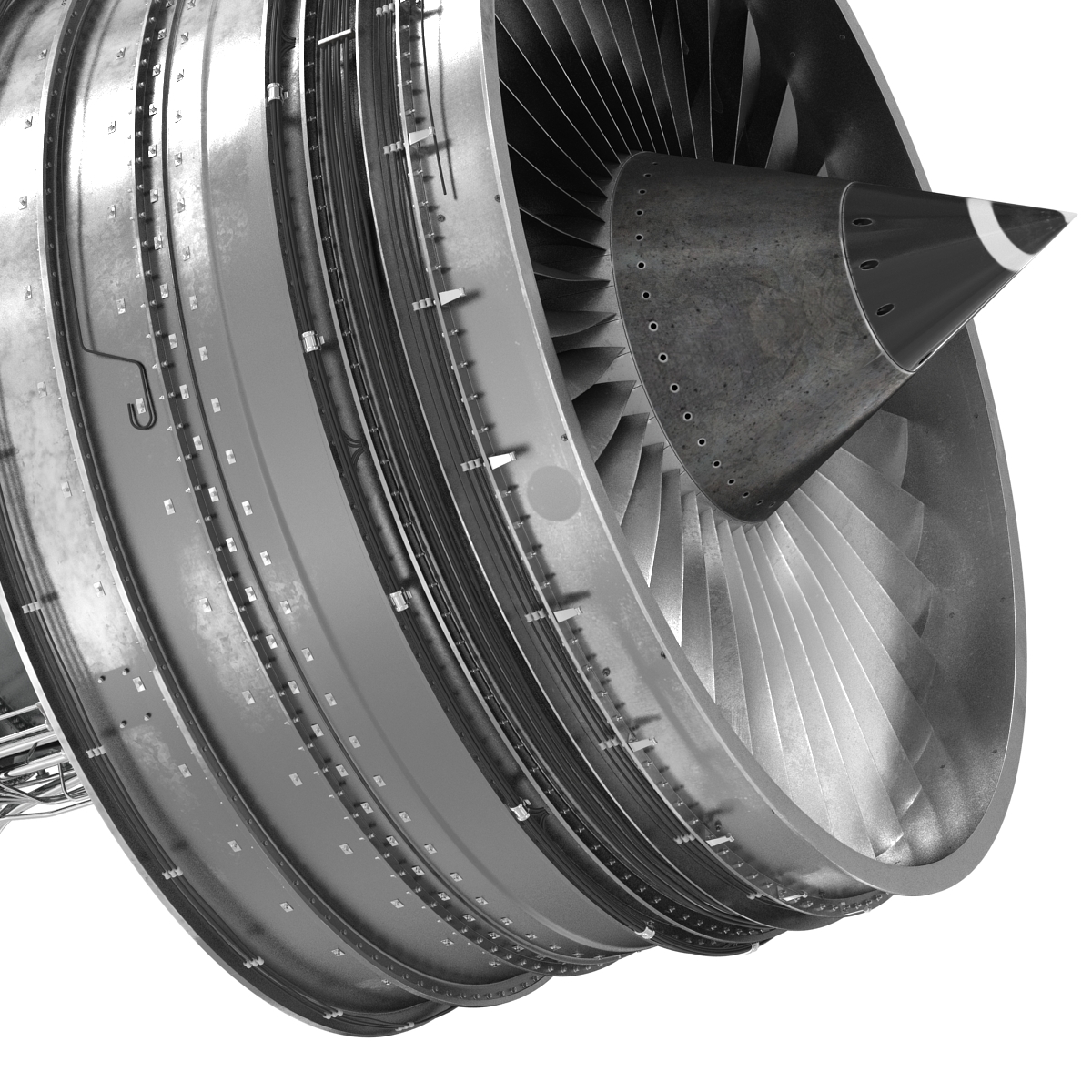 3ds turbofan aircraft engine