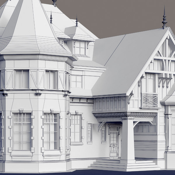 3d Half Timbered Houses