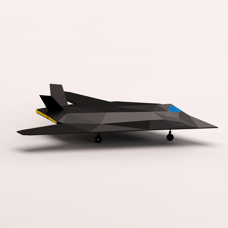 max cartoon stealth bomber