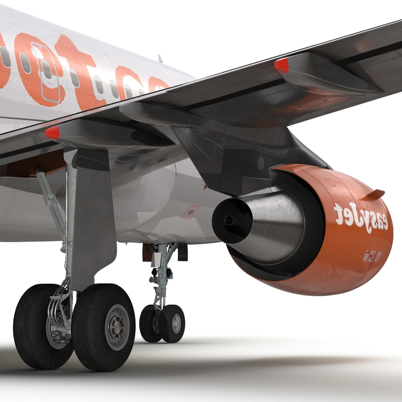 airbus a318 easyjet 3d 3ds