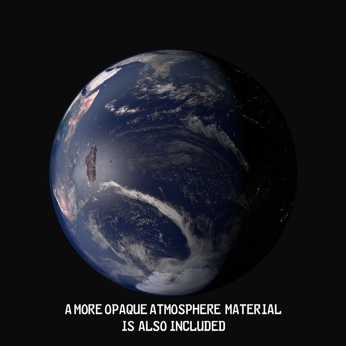 planet earth 32k c4d