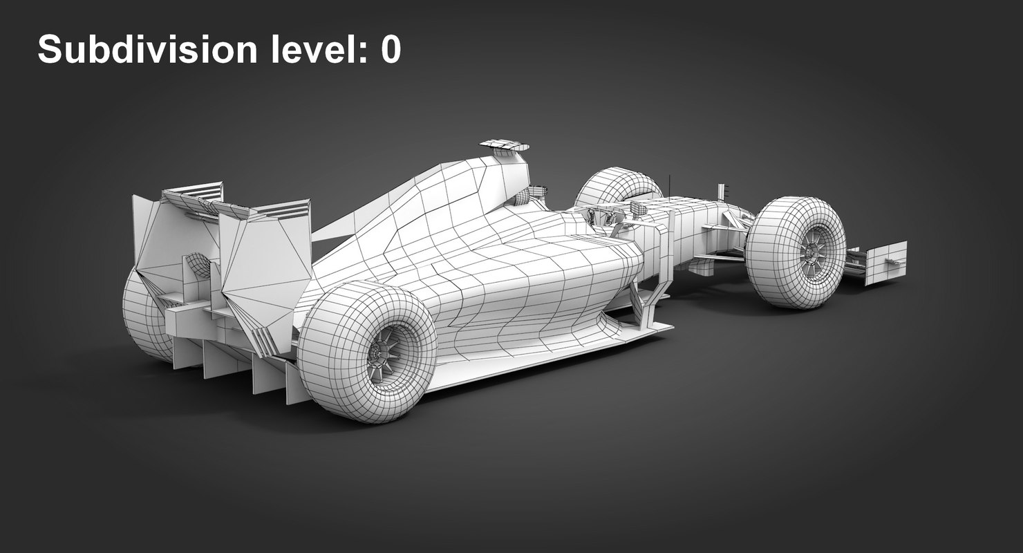3d generic formula 1 2016 model