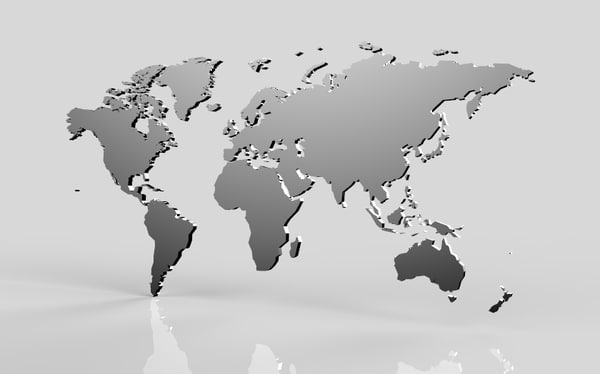 modelo 3d Mapa del mundo - TurboSquid 1020094