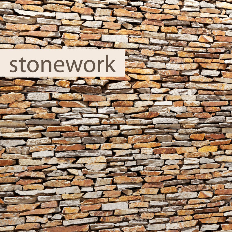 3d stone slate model