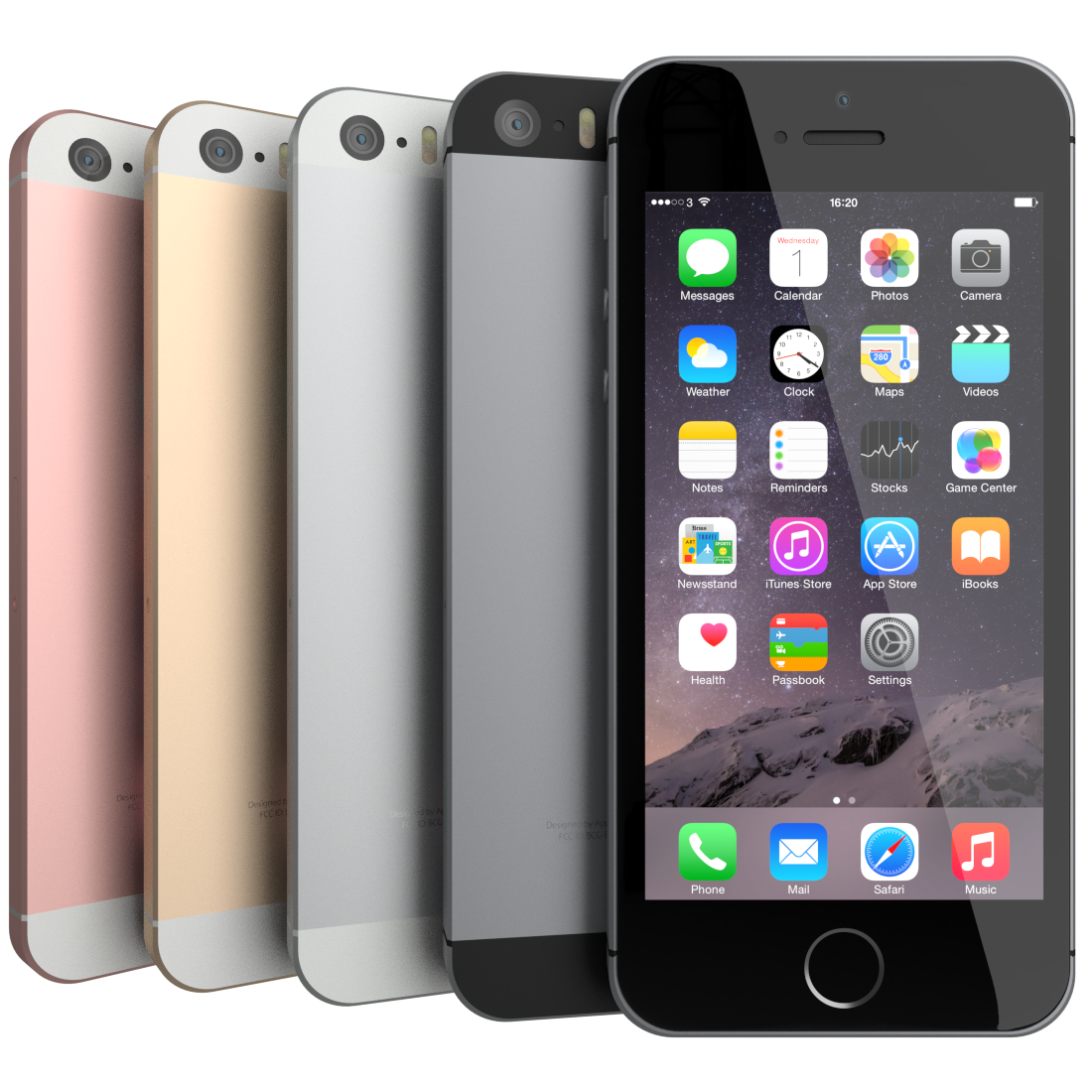 3d Model Apple Iphone Se