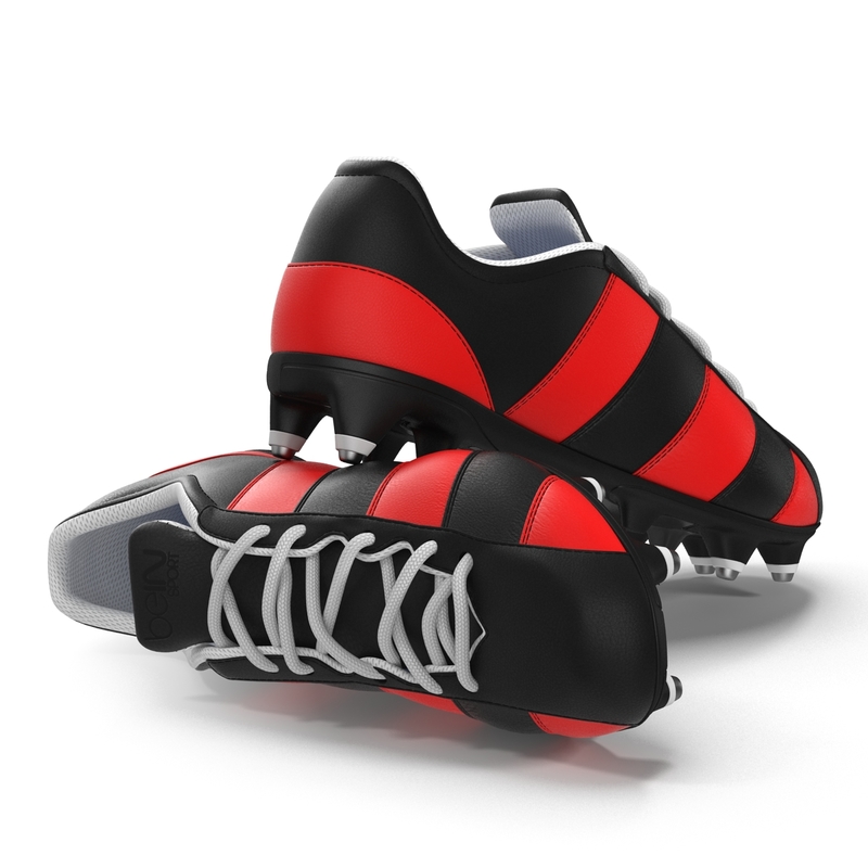 football boots 2 red c4d