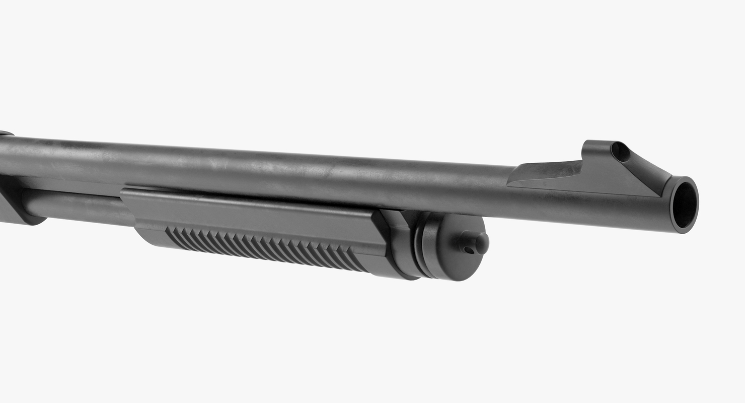 hunting rifle shotgun 3d model
