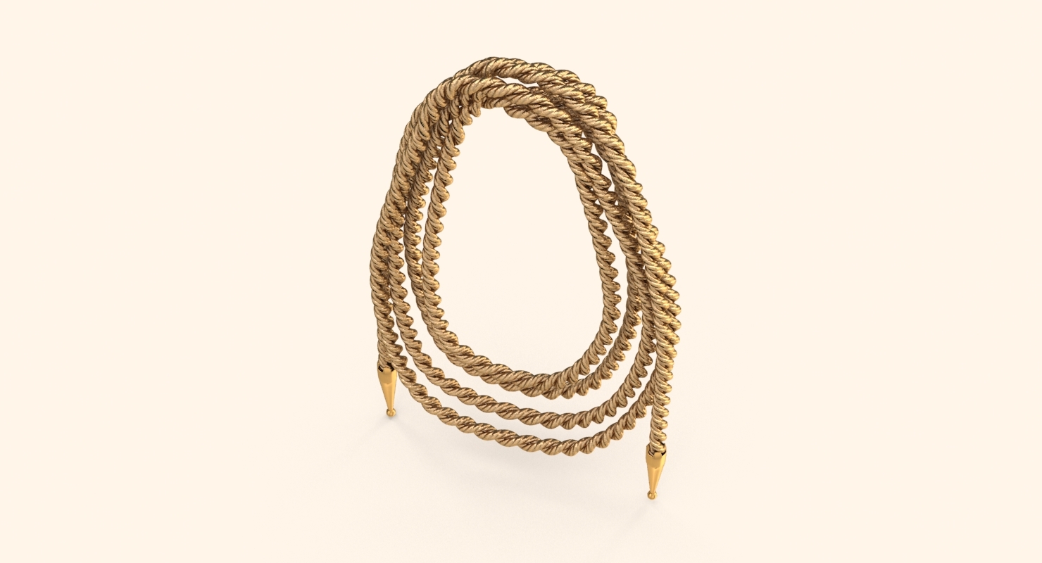 3d model golden lasso truth hanging