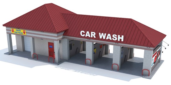 3d model car wash