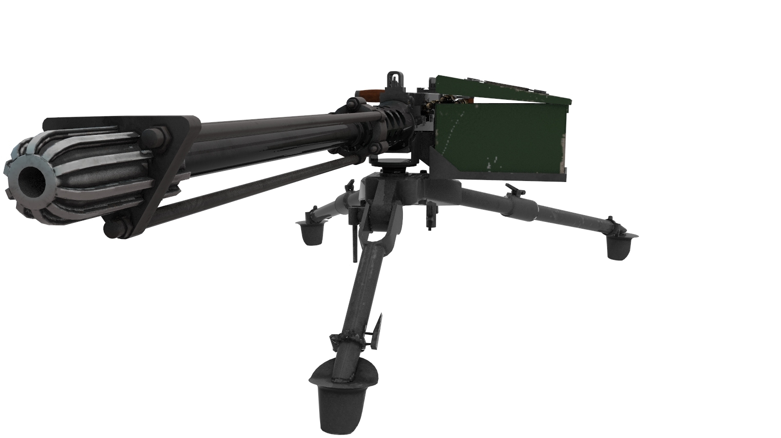3d model m-2 50cal