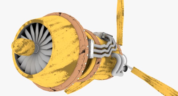 obj unducted fan propfan turbofan engine