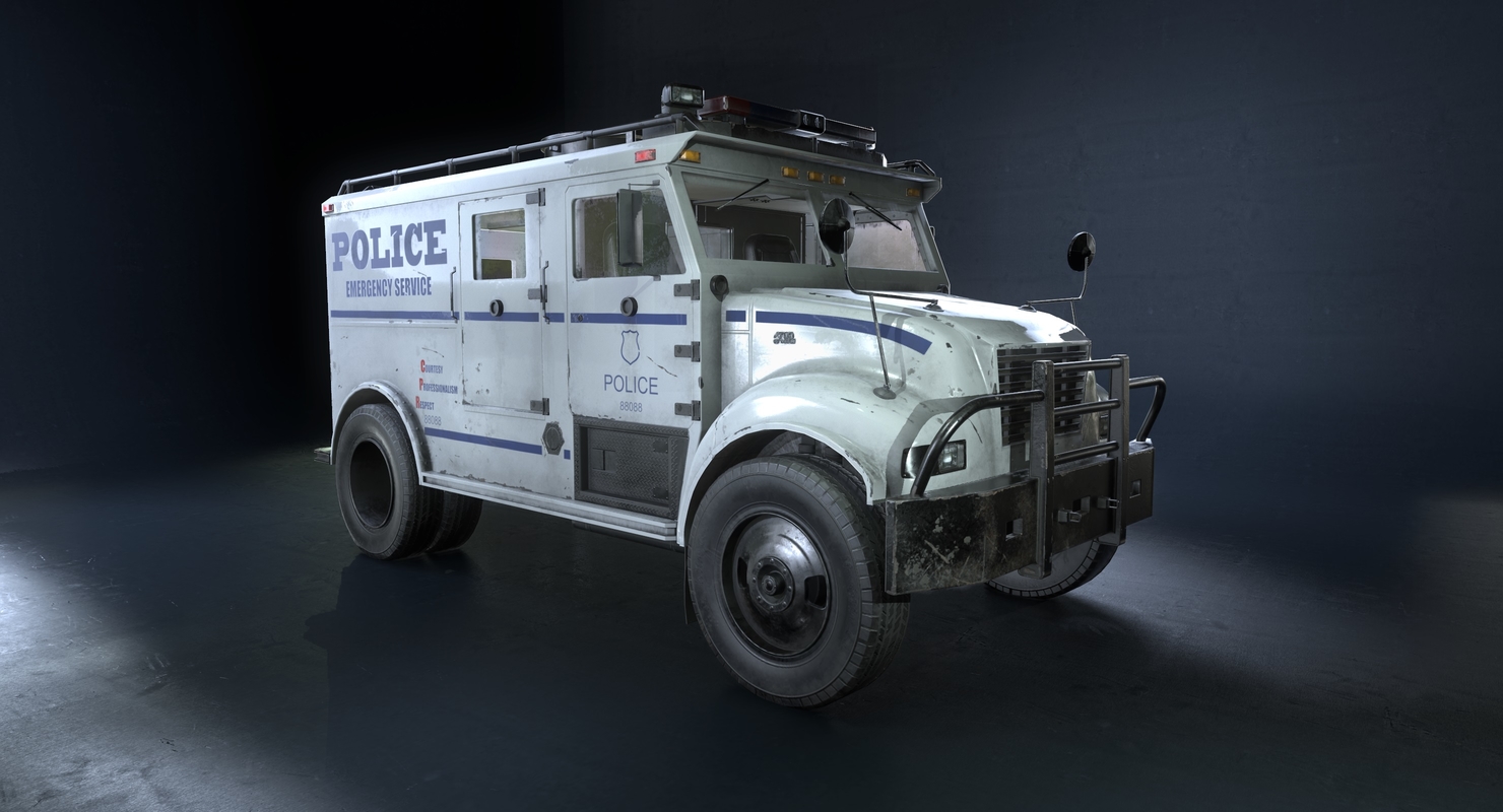 ready swat truck 3d 3ds