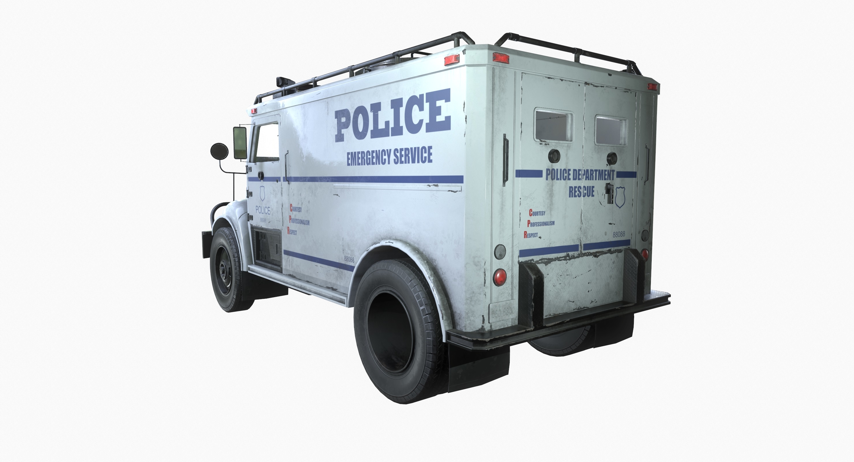 ready swat truck 3d 3ds