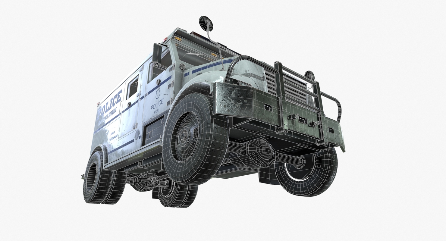 ready swat truck 3d 3ds