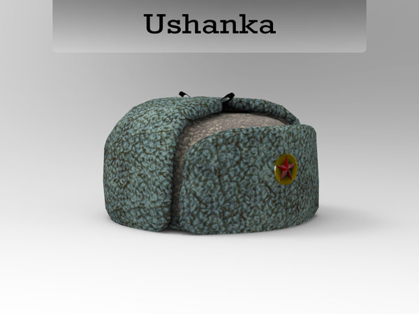 3d model ushanka
