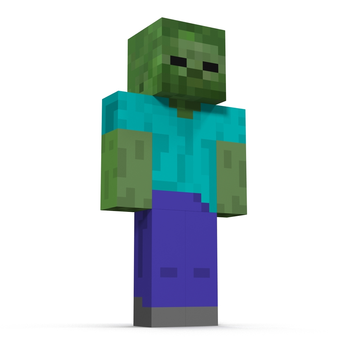 Minecraft Zombie 3D-Modell - TurboSquid 1021656