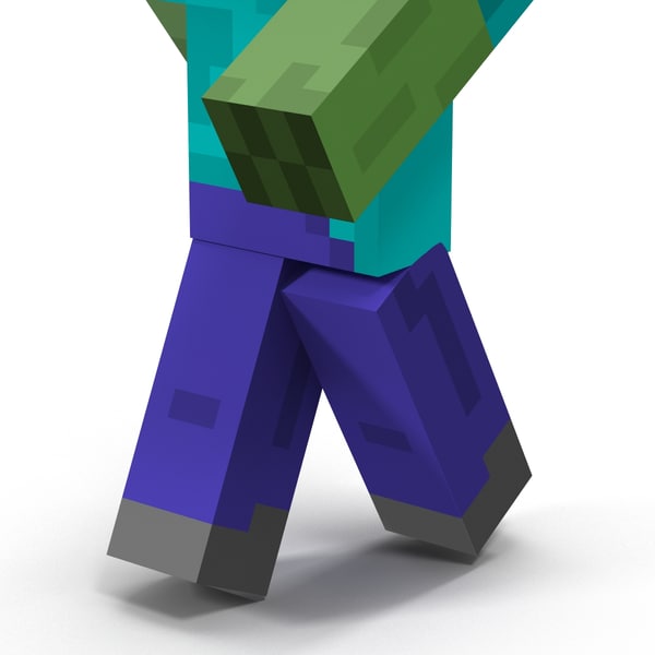 minecraft zombie c4d