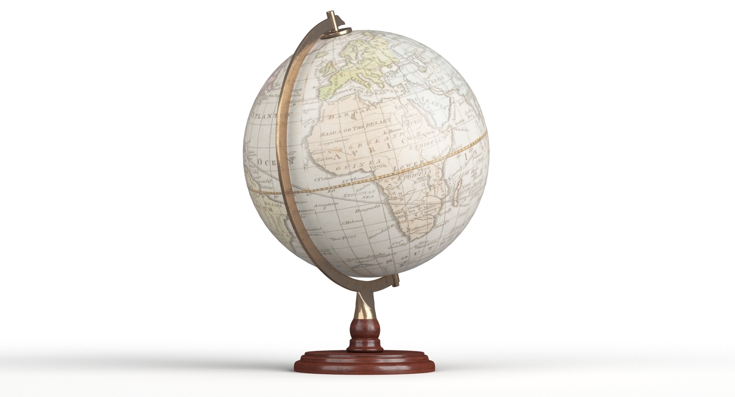 ancient globe 3d max