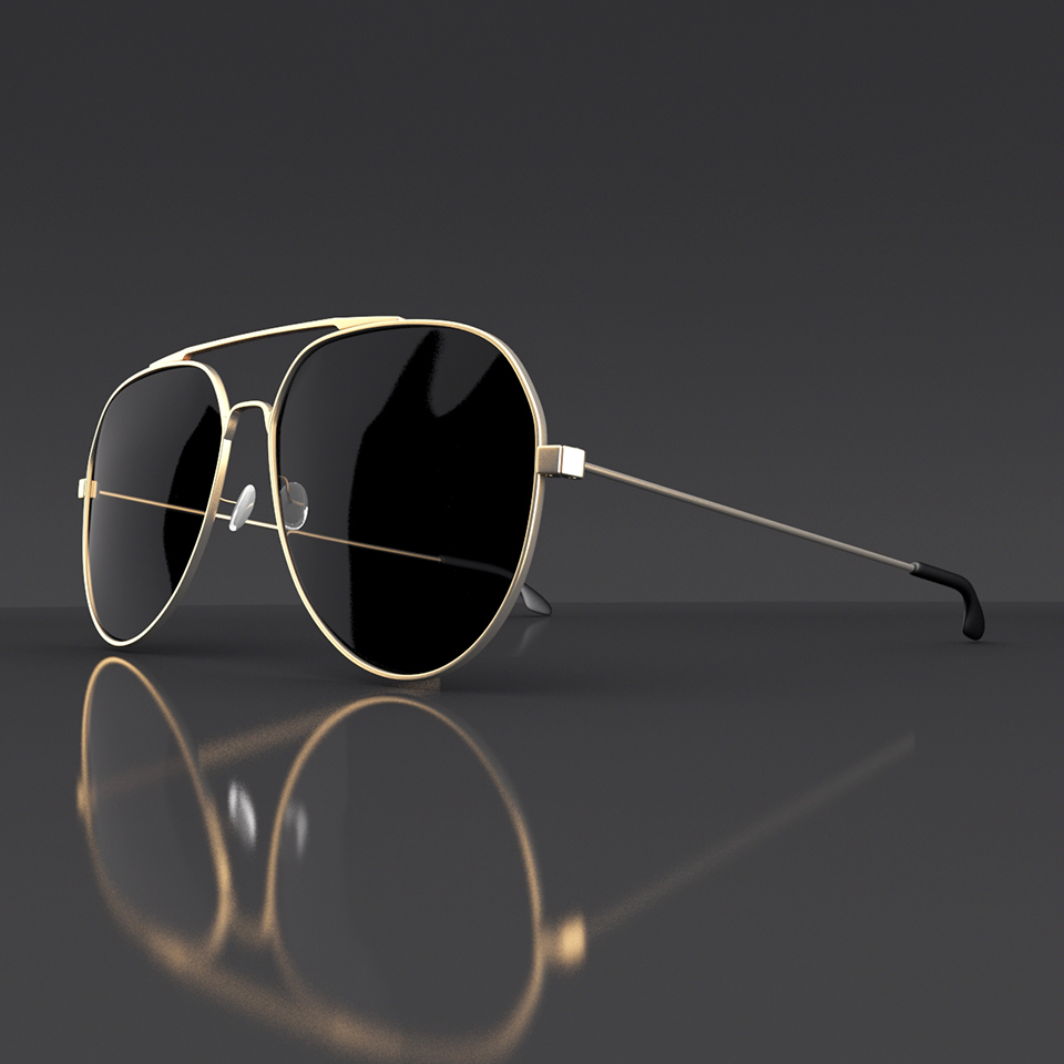 3d model sunglasses sun